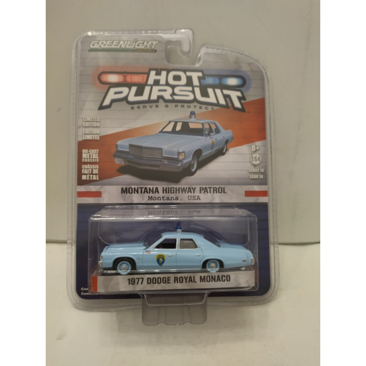 DODGE ROYAL MONACO 1977 USA POLICE MONTANA HIGHWAY PATROL 1:64 ...