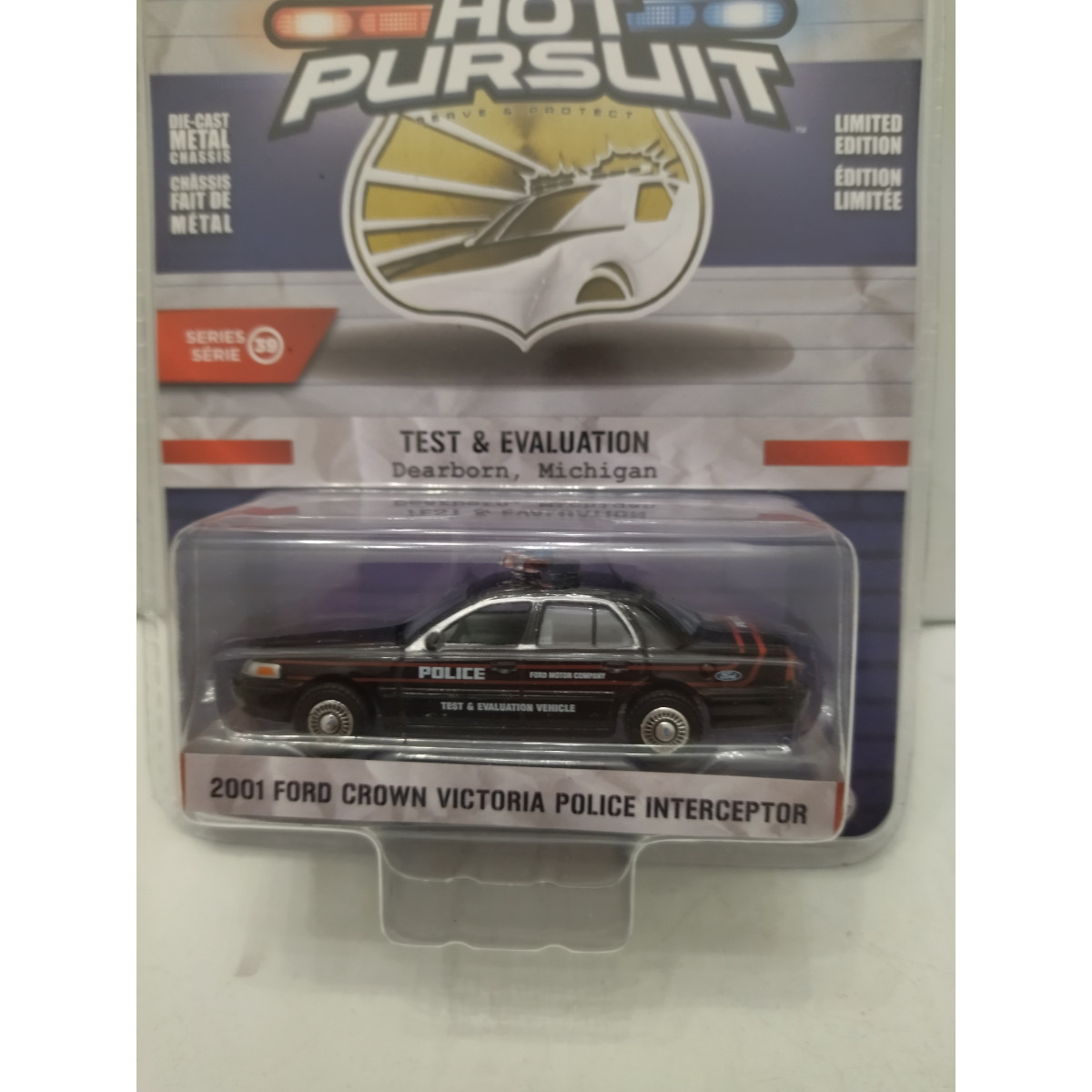 FORD CROWN VICTORIA POLICE INTERCEPTOR 2001 USA POLICE TEST 1:64 ...