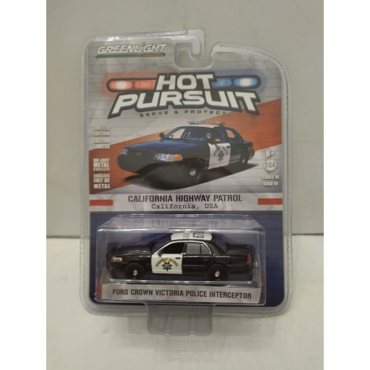 FORD CROWN VICTORIA POLICE INTERCEPTOR USA POLICE CALIFORNIA 1:64 ...