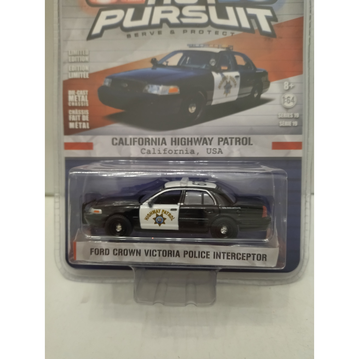 FORD CROWN VICTORIA POLICE INTERCEPTOR USA POLICE CALIFORNIA 1:64 ...