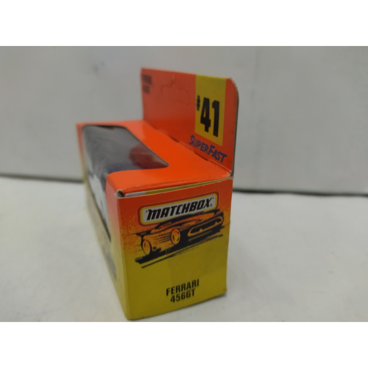 FERRARI 456 GT PURPLE MB41 SUPERFAST 1:61/apx 1:64 MATCHBOX BOX MIB ...