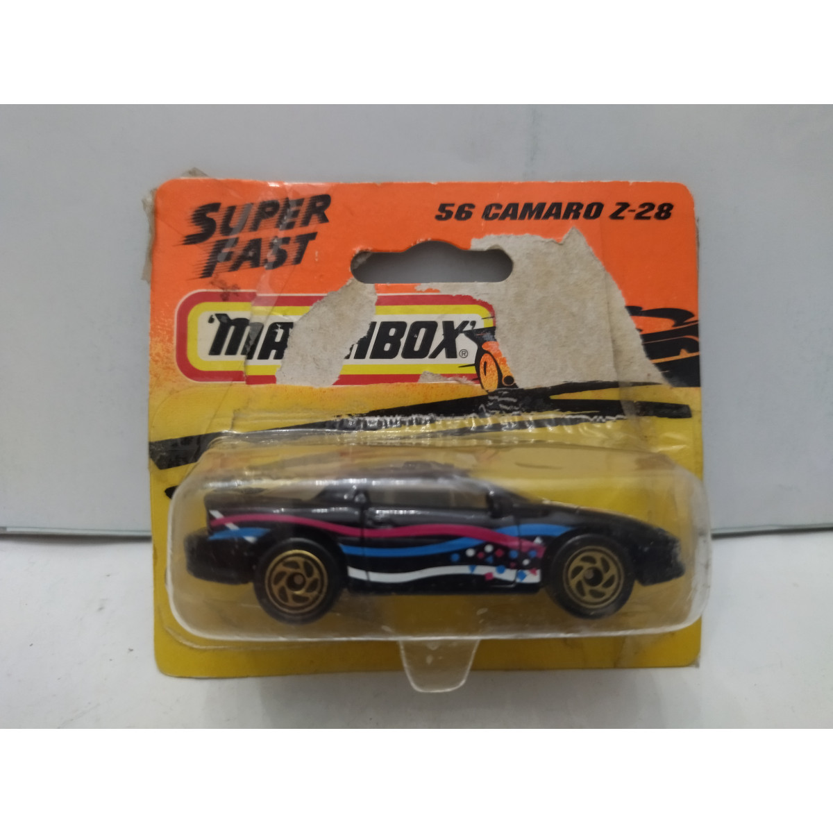 CHEVROLET CAMARO 1971 Z/28 SUPERFAST 56 1:61 / apx 1:64 MATCHBOX BOX ...