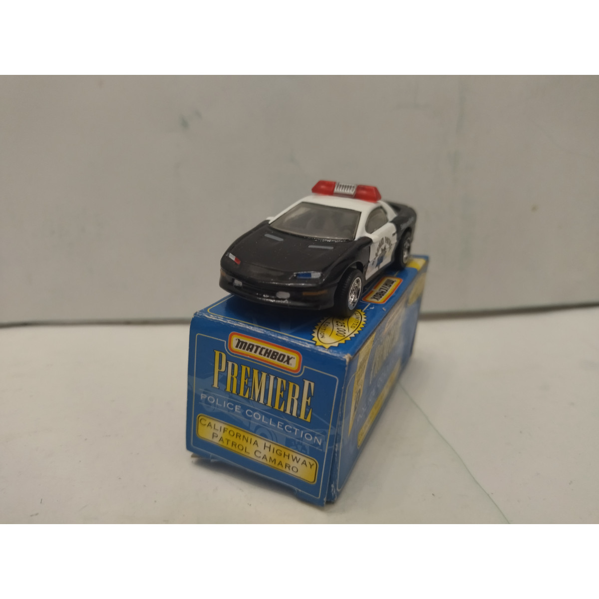 CHEVROLET CAMARO CALIFORNIA HIGHWAY PATROL 1:64 MATCHBOX PREMIERE BOX ...