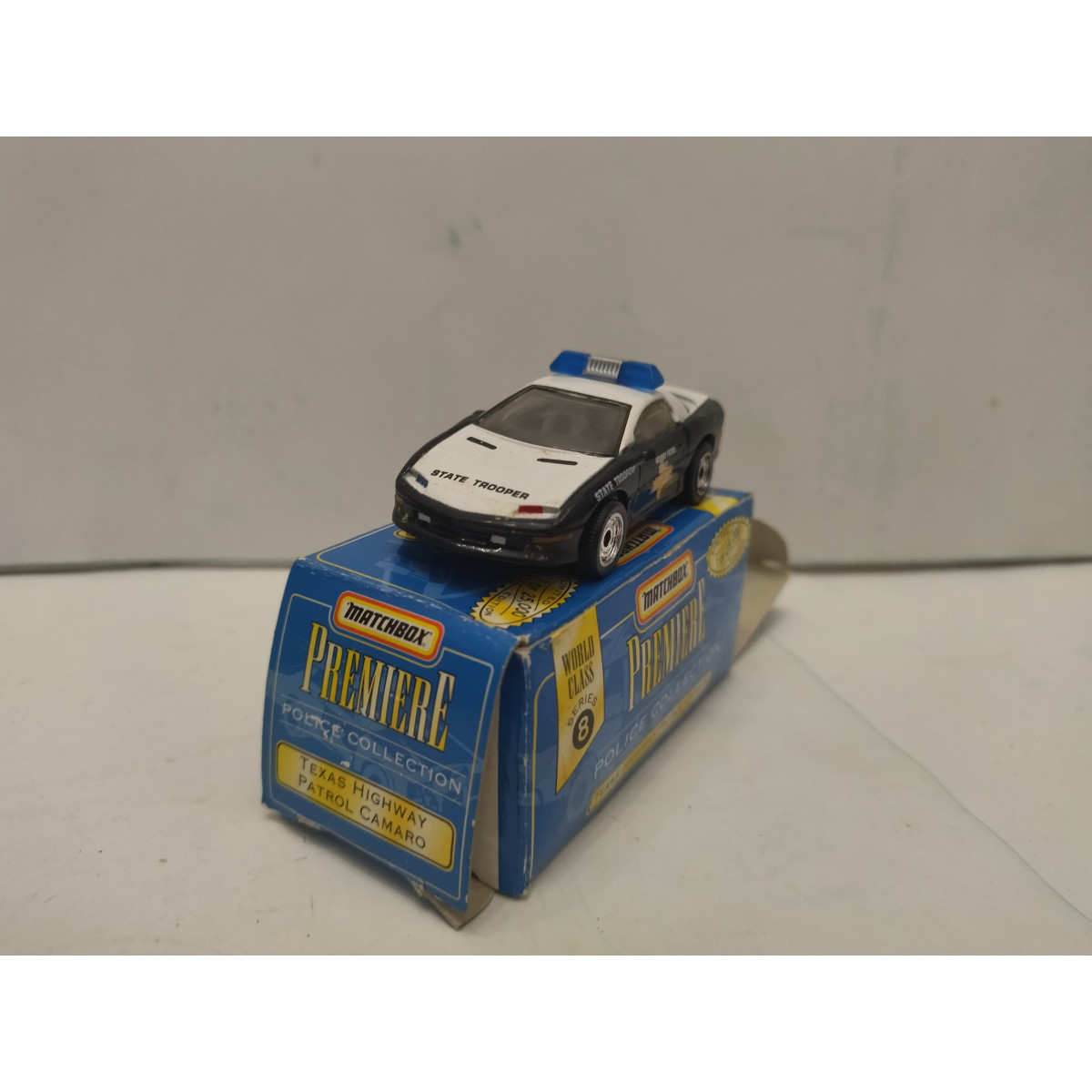 CHEVROLET CAMARO TEXAS HIGHWAY PATROL 1:64 MATCHBOX PREMIERE BOX ...