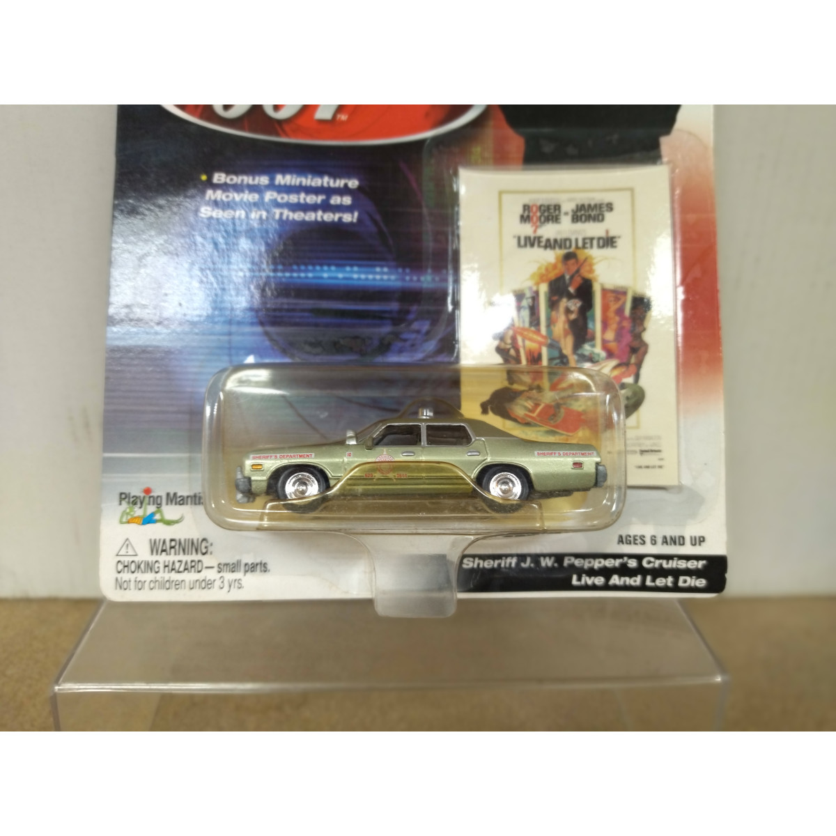 SHERIFF J.W.PEPPER´S CRUISER LIVE AND LET DIE 007 JAMES BOND 1:64 ...
