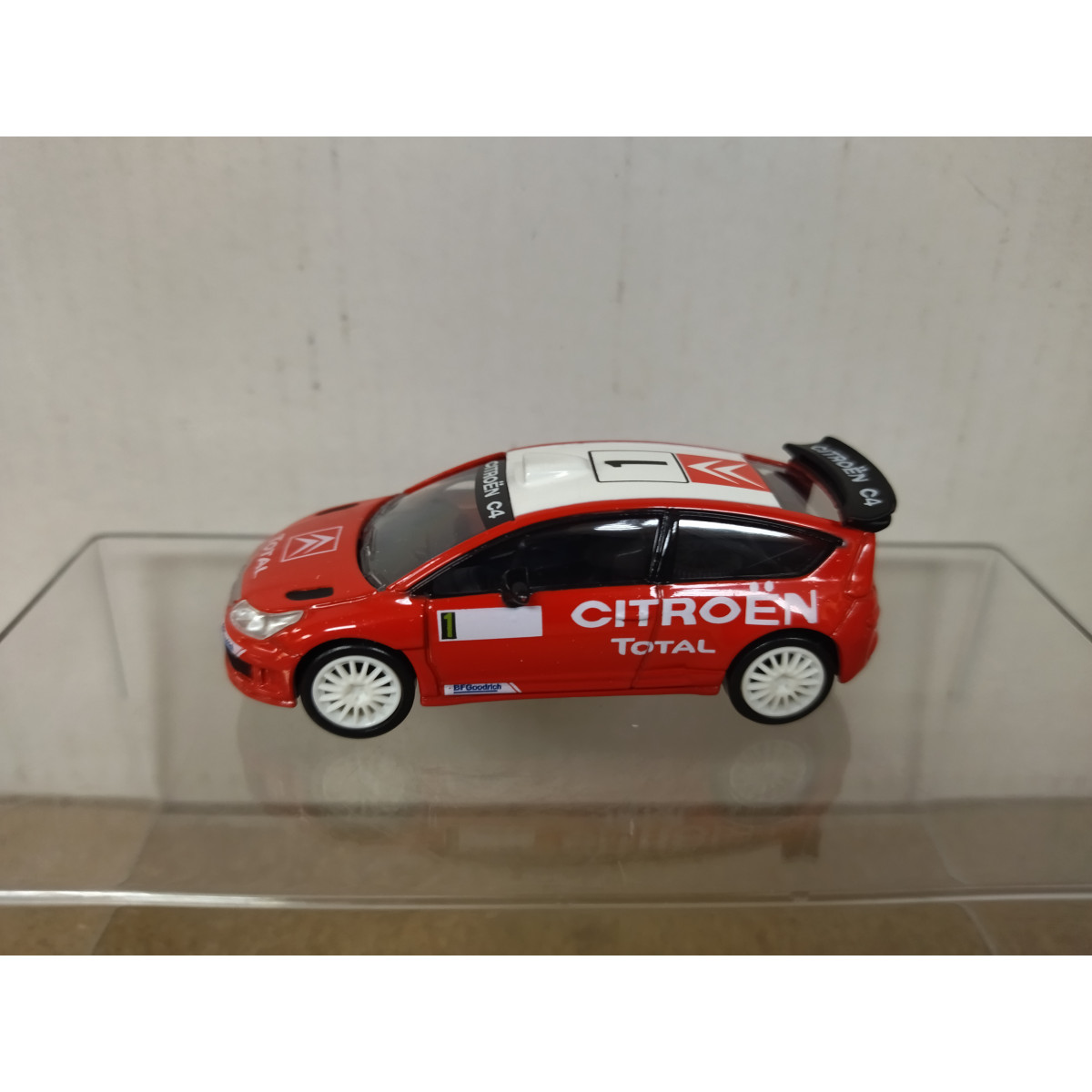 CITROEN C4 WRC RED/WHITE RALLY TOTAL apx 1:64 NOREV 3 INCHES (7,5cm ...