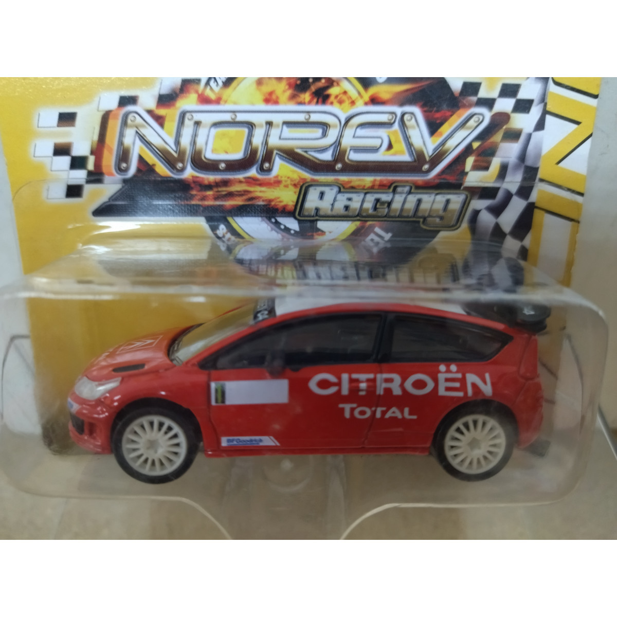 CITROEN C4 WRC RED/WHITE RALLY TOTAL BLISTER apx 1:64 NOREV 3 INCHES (7 ...