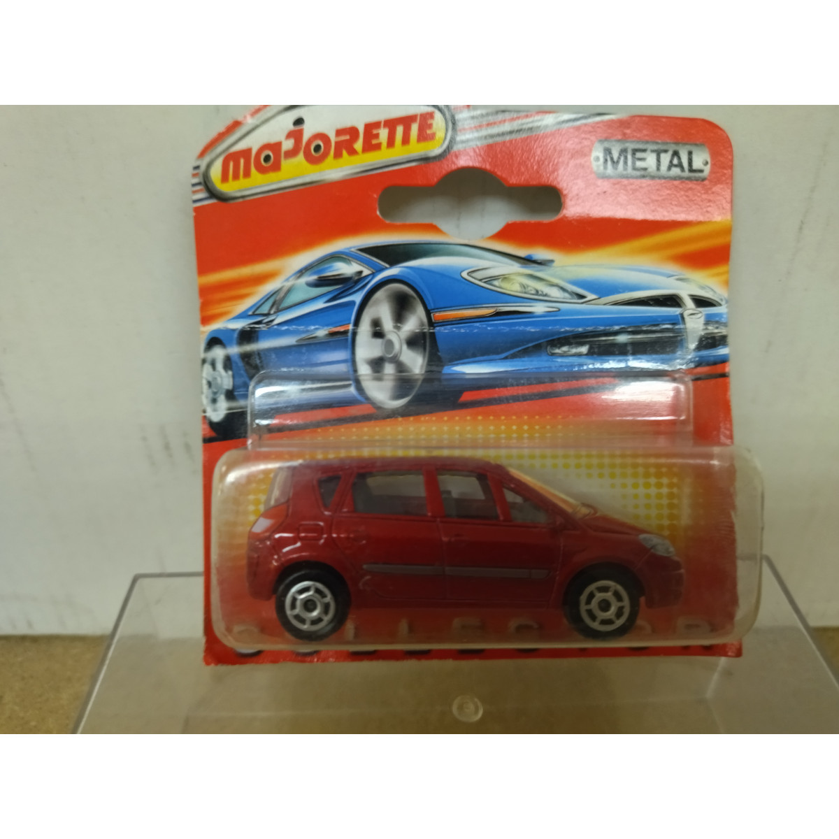 RENAULT SCENIC 2 ROUGE 1:58/apx 1:64 MAJORETTE 221D NEW BOX - BCN STOCK ...