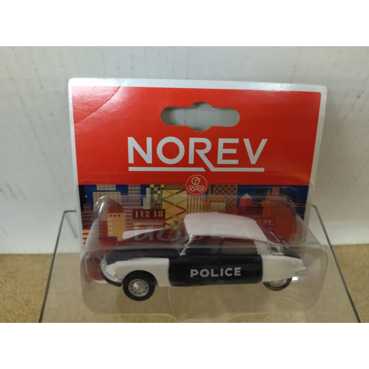 CITROEN DS 19 POLICE PIE BLISTER apx 1:64 NOREV 3 INCHES (7,5cm) - BCN ...
