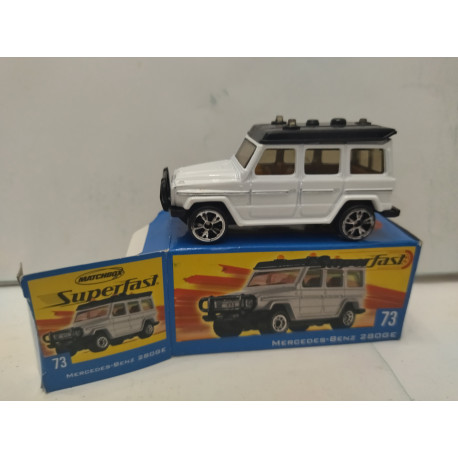 MERCEDES-BENZ 280GE SUPERFAST n73 1:64 MATCHBOX OPEN BOX/CAJA ABIERTA ...