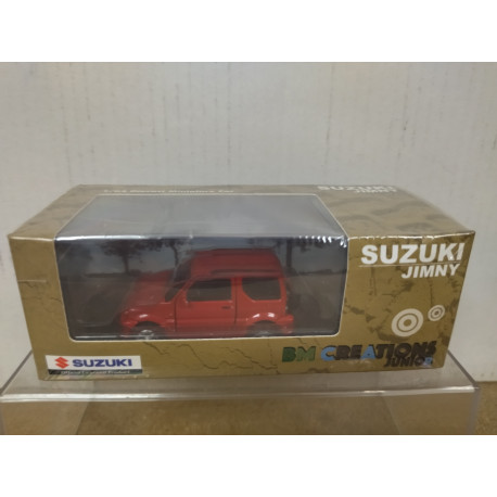 SUZUKI JIMNY JB43 RED LHD 1:64 BM CREATIONS - BCN STOCK CARS