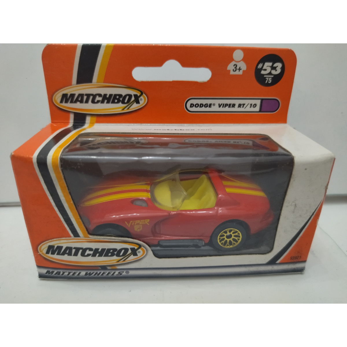 DODGE VIPER RT/10 53/75 1:64 MATCHBOX BOX - BCN STOCK CARS