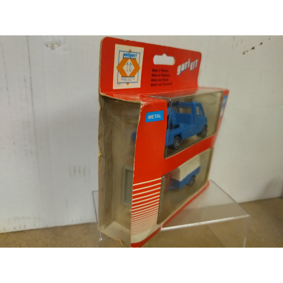 MERCEDES-BENZ TN/T1N 207D/307D GRUA/TOW BLUE + KIT 1:65 POLIGURI W/BOX ...