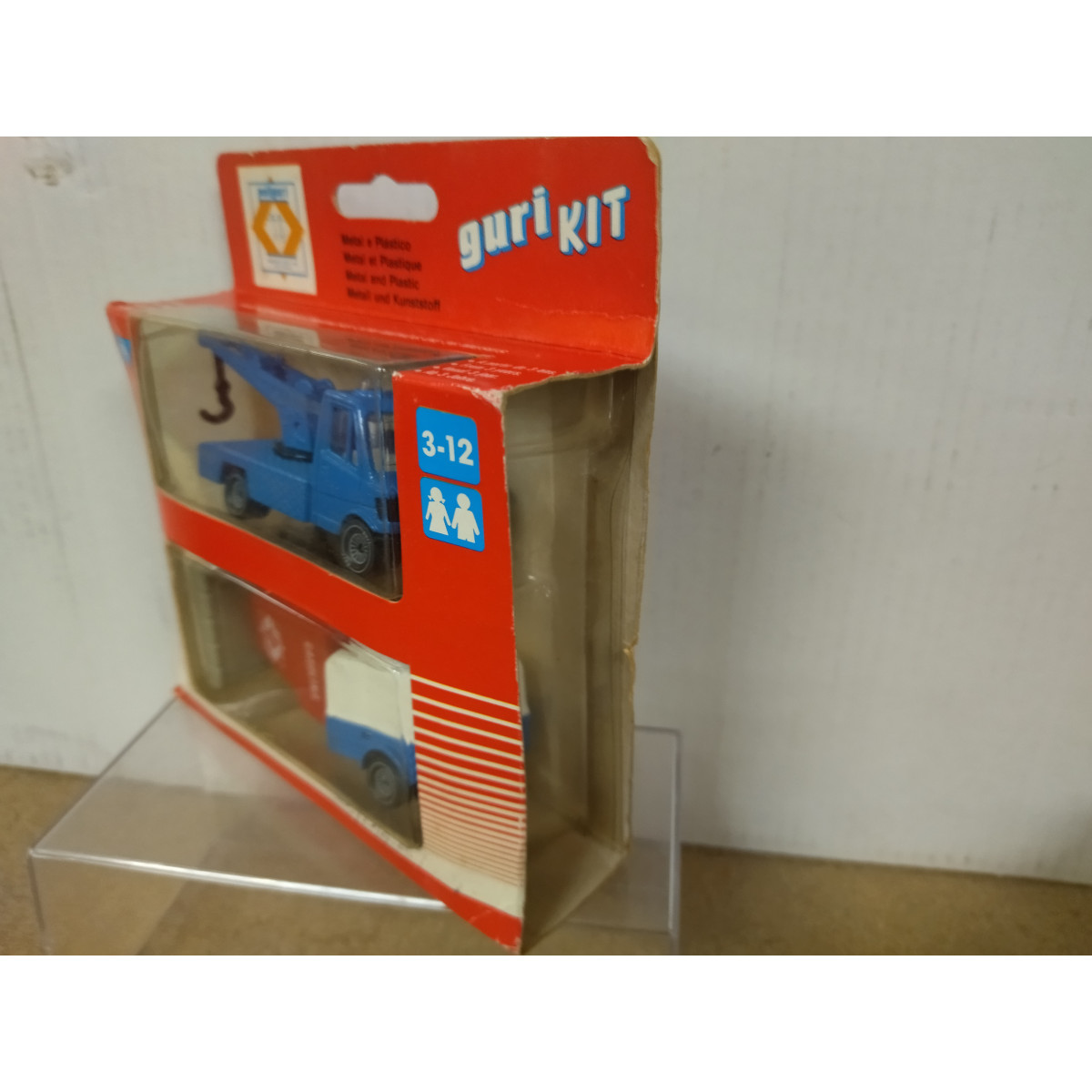 MERCEDES-BENZ TN/T1N 207D/307D GRUA/TOW BLUE + KIT 1:65 POLIGURI W/BOX ...