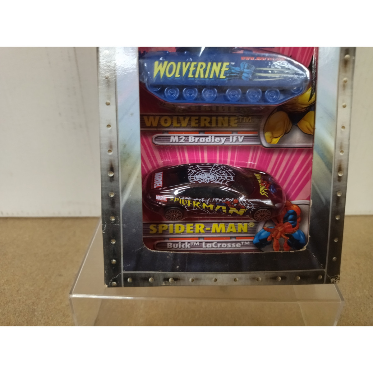 MARVEL DIECAST 4 CARS COLLECTION 02 apx 1:64 MAISTO MIB - BCN STOCK CARS