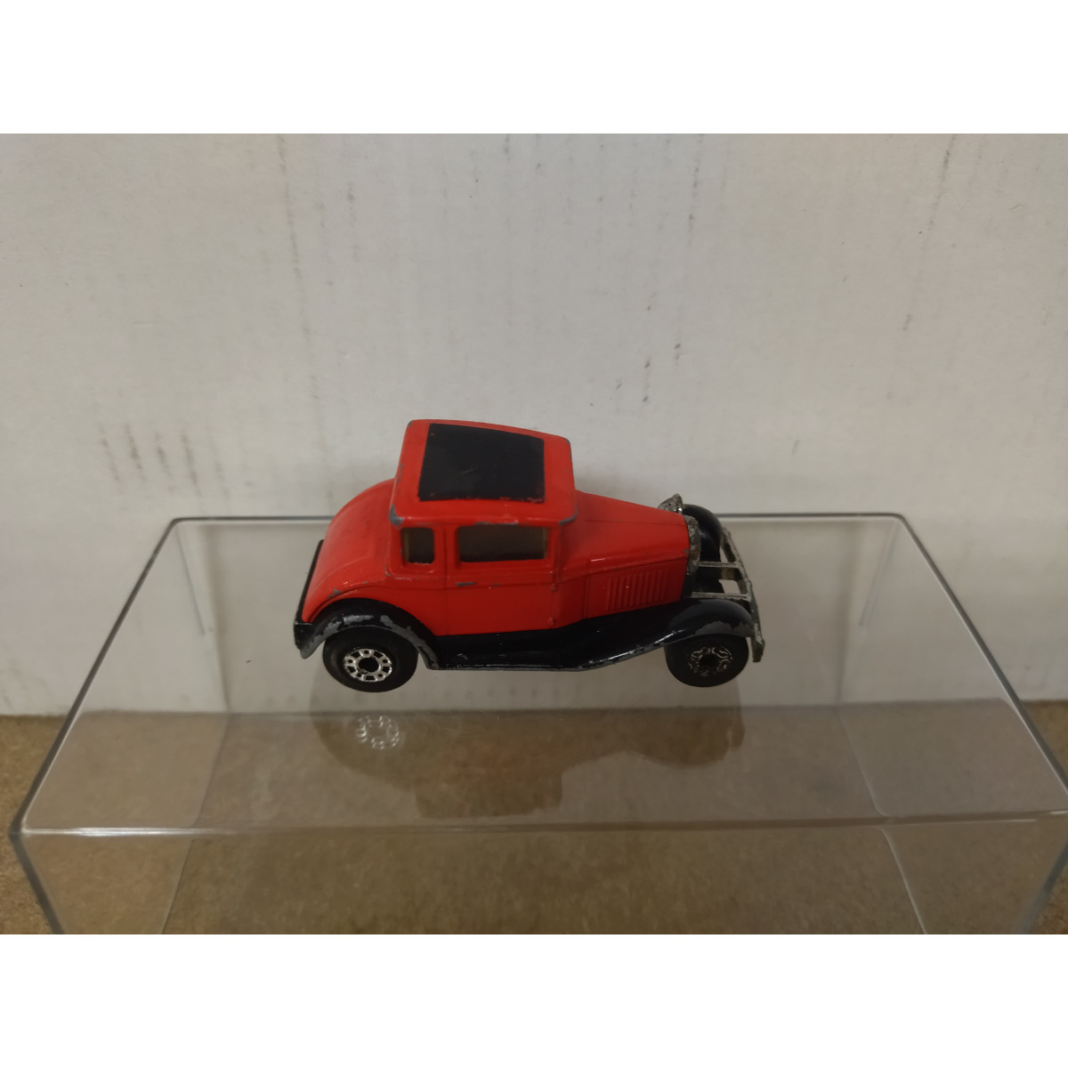 FORD MODEL A RED/BLACK SUPERFAST MB73 1:52/ apx 1:64 MATCHBOX NO BOX ...