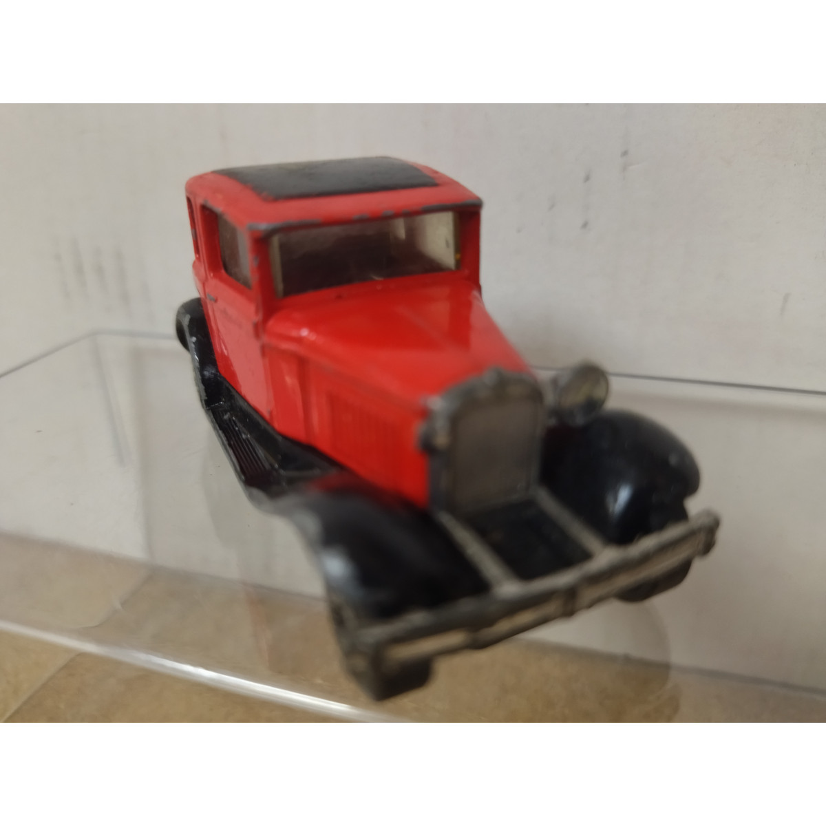 FORD MODEL A RED/BLACK SUPERFAST MB73 1:52/ apx 1:64 MATCHBOX NO BOX ...