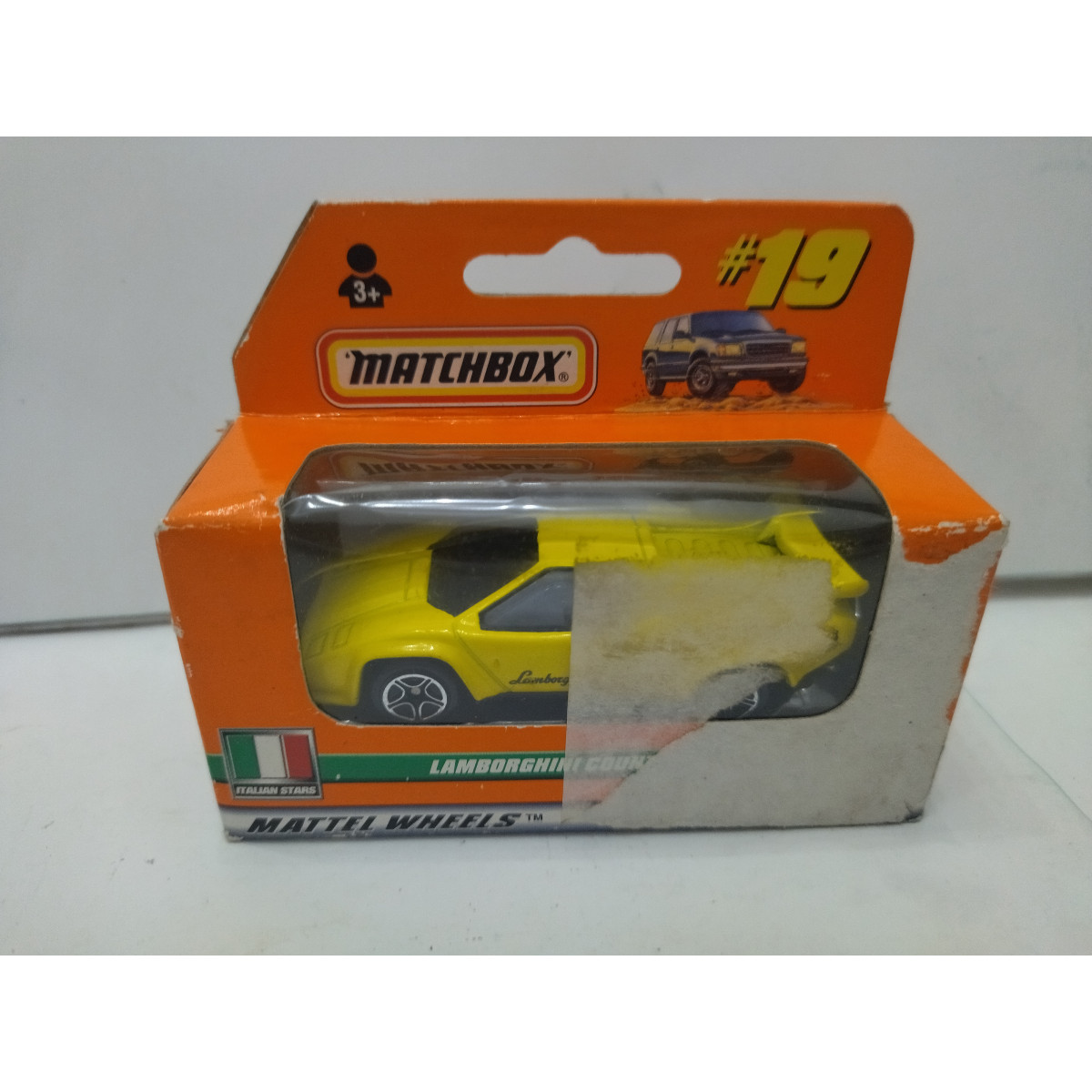 LAMBORGHINI COUNTACH YELLOW 19 1:64 MATCHBOX - BCN STOCK CARS