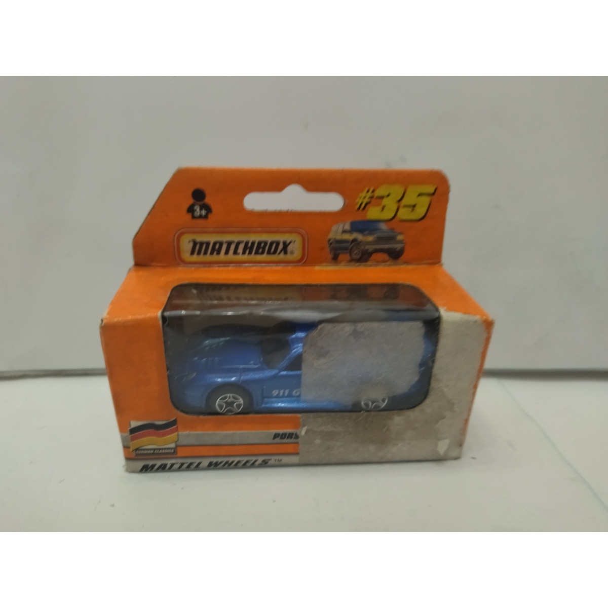 PORSCHE 911 GT1 BLUE 35 1:64 MATCHBOX - BCN STOCK CARS