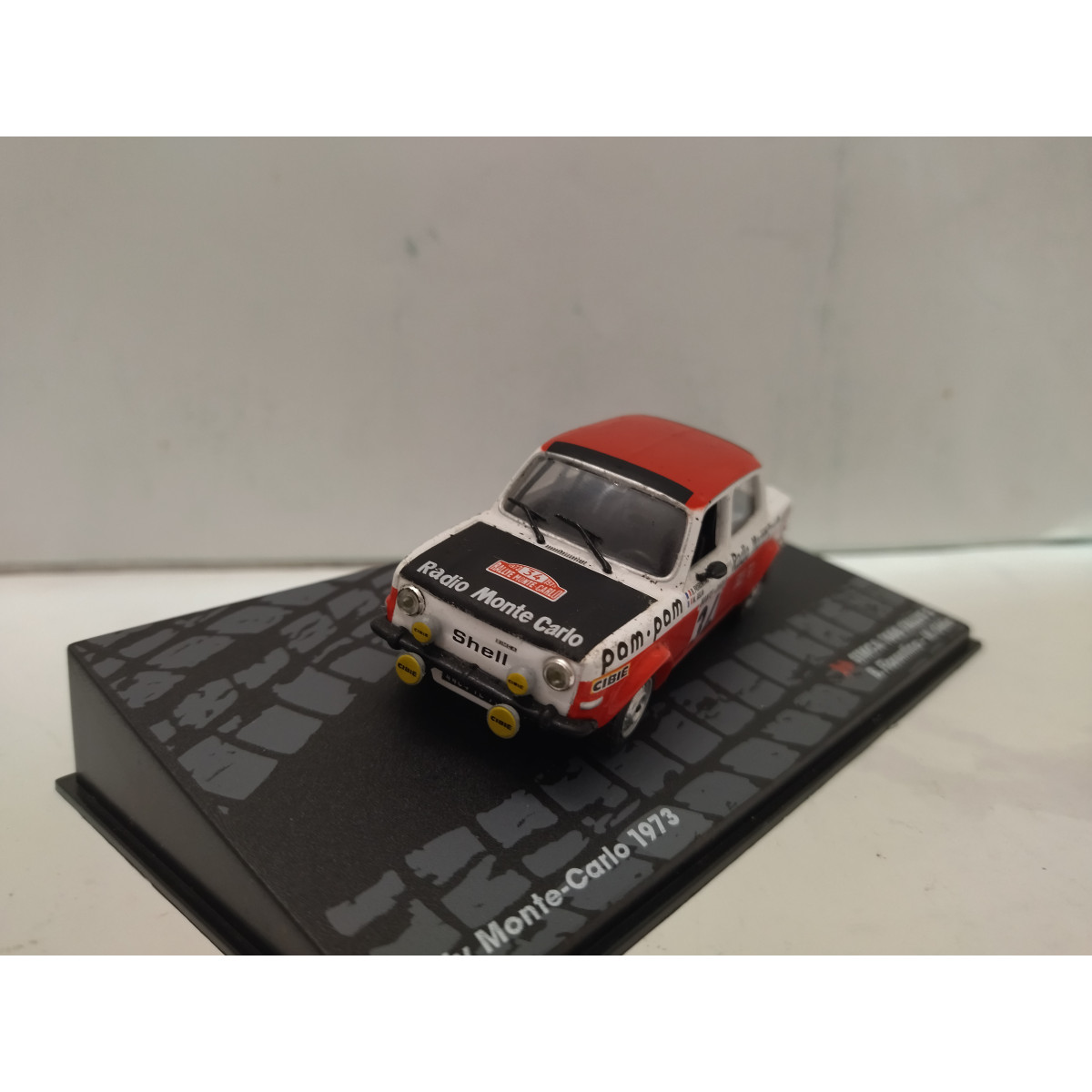 SIMCA 1000 RALLYE 2 1973 RALLY MONTE-CARLO B.FIORENTINO 1:43 ALTAYA IXO ...