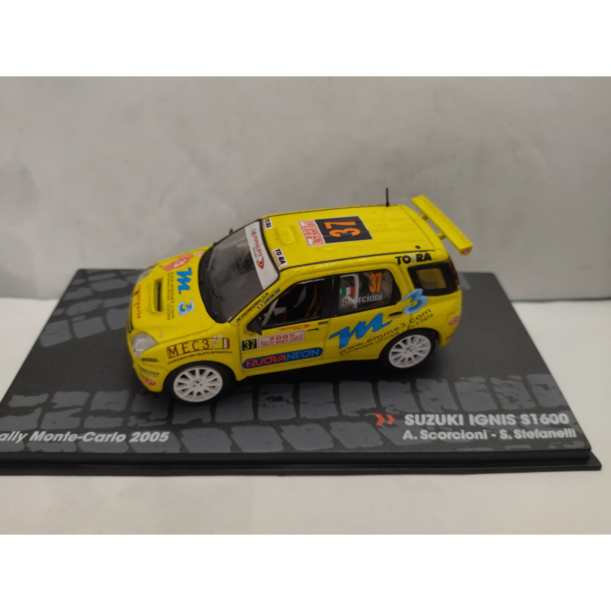 SUZUKI IGNIS S1600 2005 RALLY MONTE CARLO A.SCORCIONI 1:43 EAGLEMOSS ...