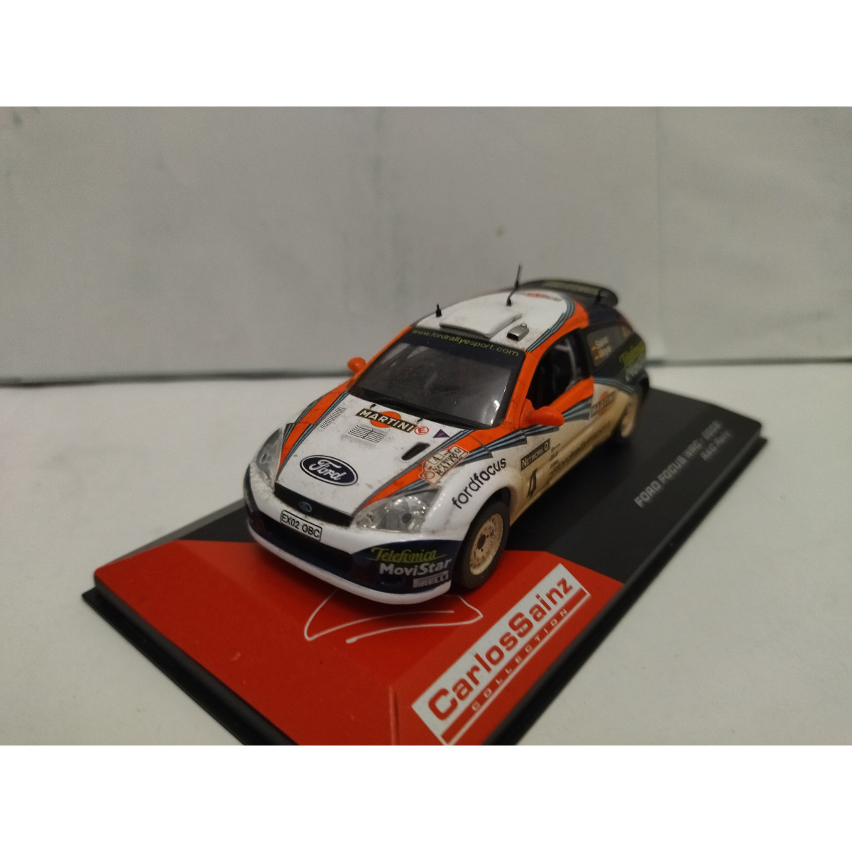 FORD FOCUS WRC 2002 RALLY RAC CARLOS SAINZ 1:43 ALTAYA IXO - BCN STOCK CARS