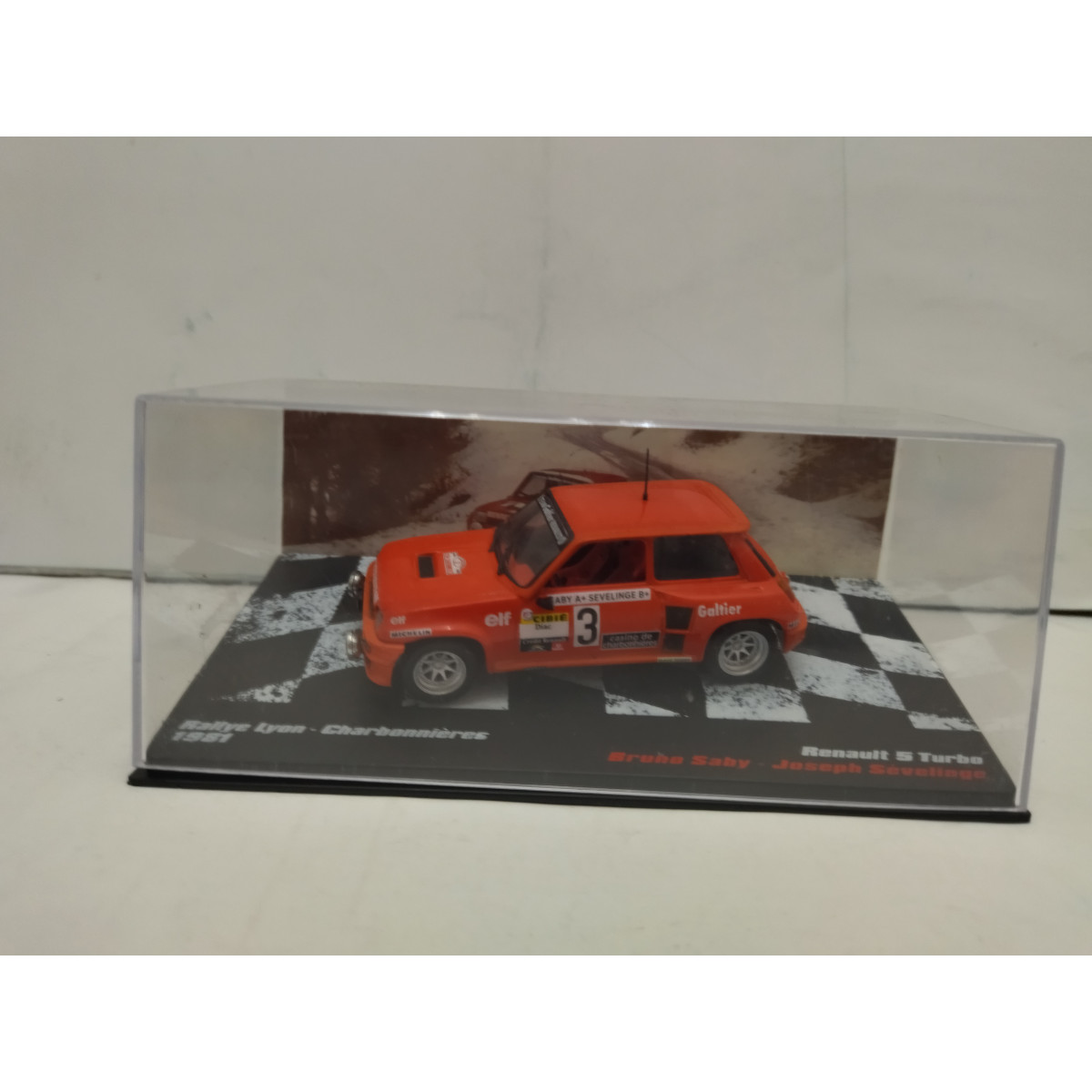 RENAULT 5 TURBO 1981 RALLY LYON-CHARBONNIERES B.SABY 1:43 ALTAYA IXO ...