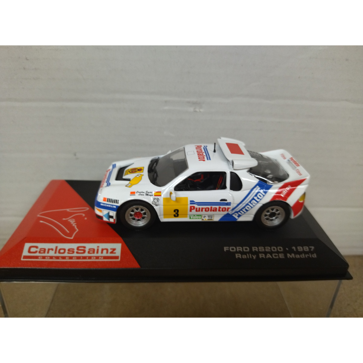 FORD RS200 1987 RALLY RACE MADRID CARLOS SAINZ 1:43 ALTAYA IXO - BCN ...