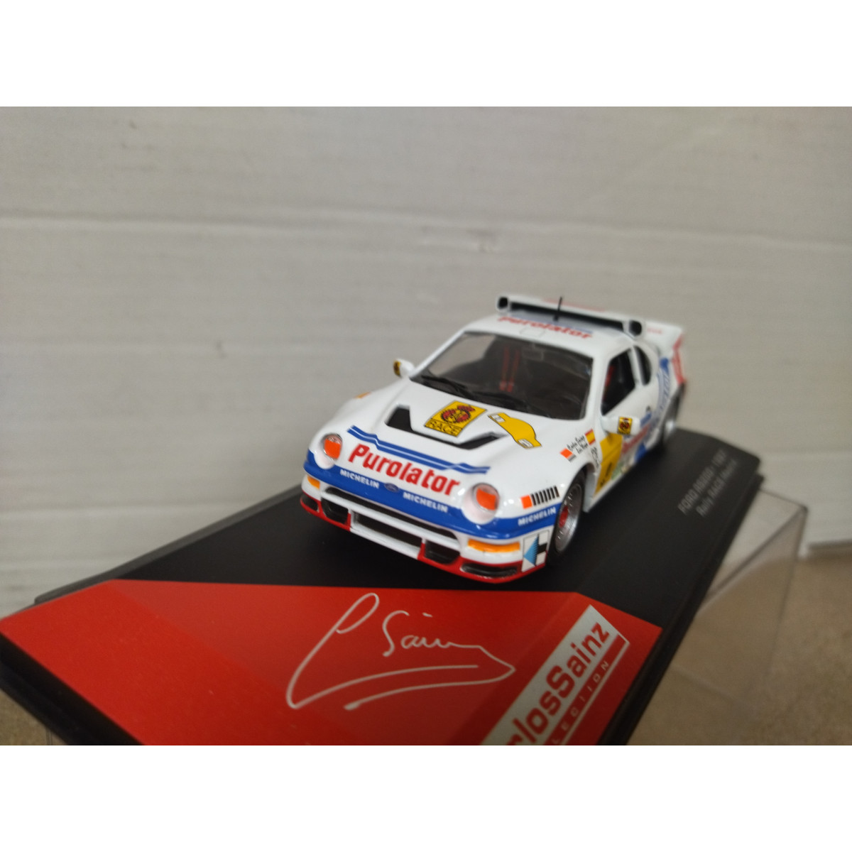 FORD RS200 1987 RALLY RACE MADRID CARLOS SAINZ 1:43 ALTAYA IXO - BCN ...