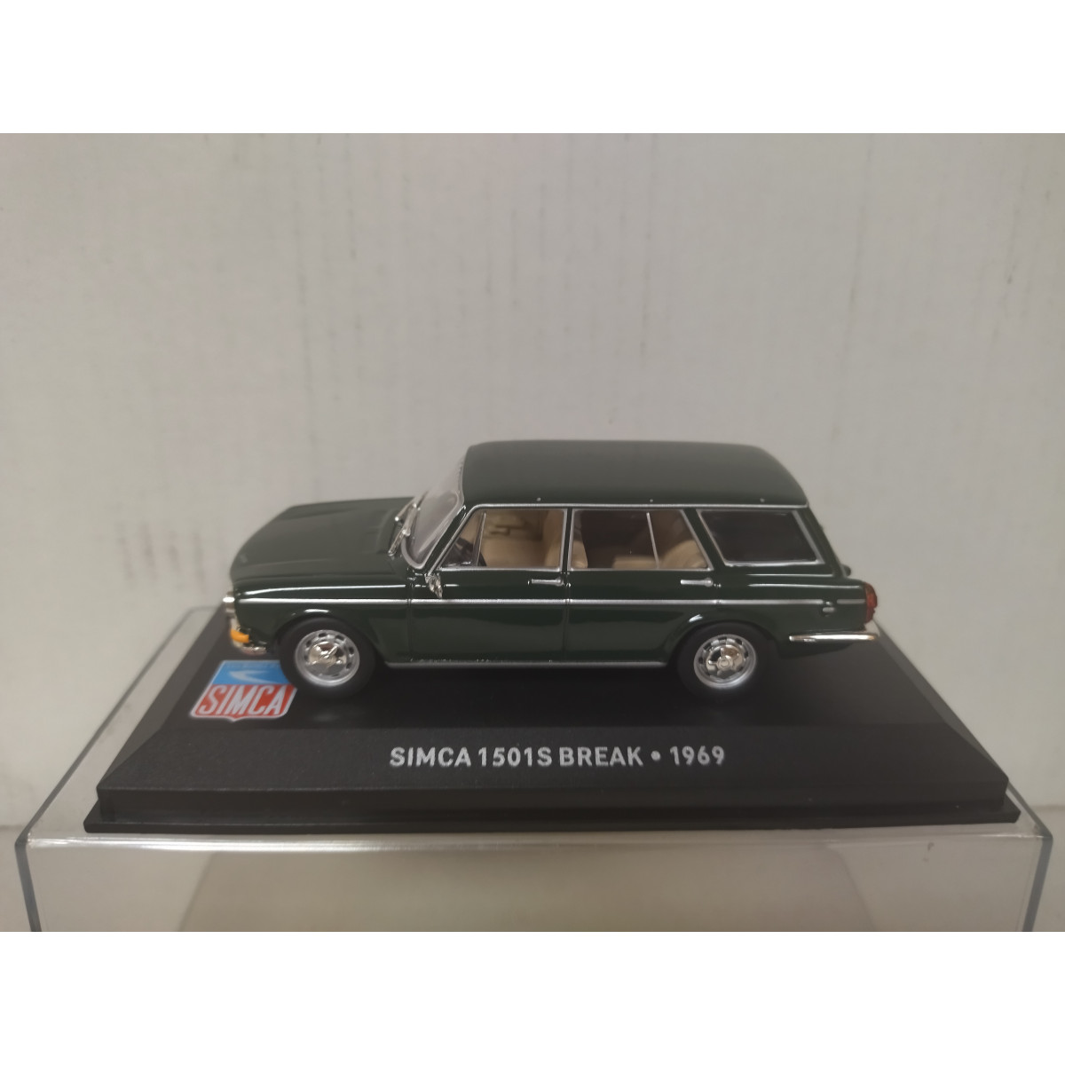 SIMCA 1500 S BREAK 1969 GREEN BELLES SIMCA 1:43 ALTAYA IXO - BCN STOCK CARS