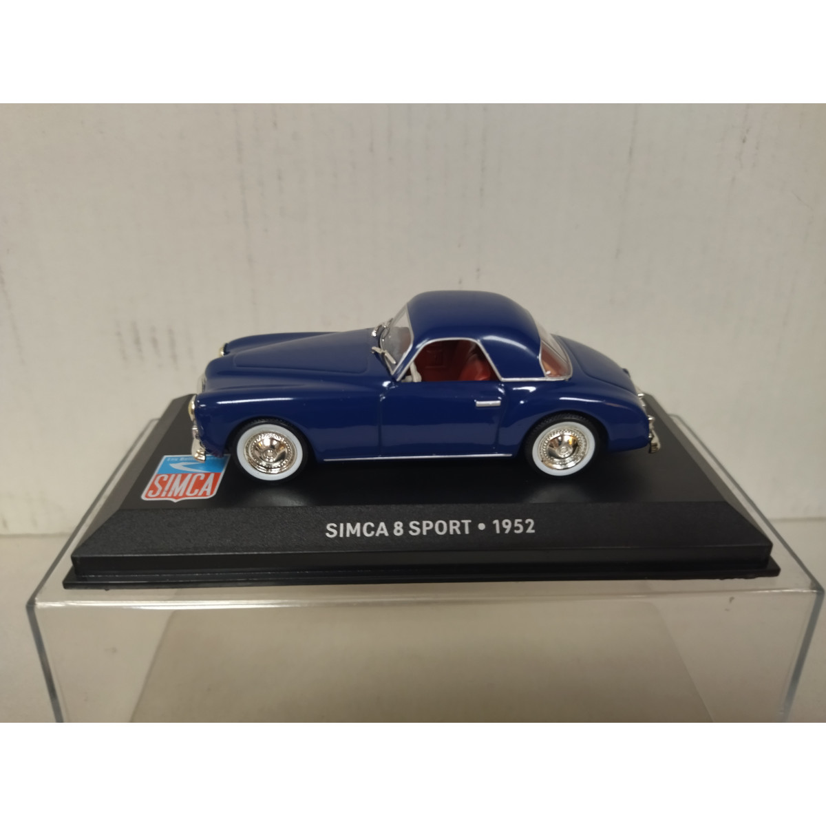 SIMCA 8 SPORT 1952 BLUE BELLES SIMCA 1:43 ALTAYA IXO - BCN STOCK CARS
