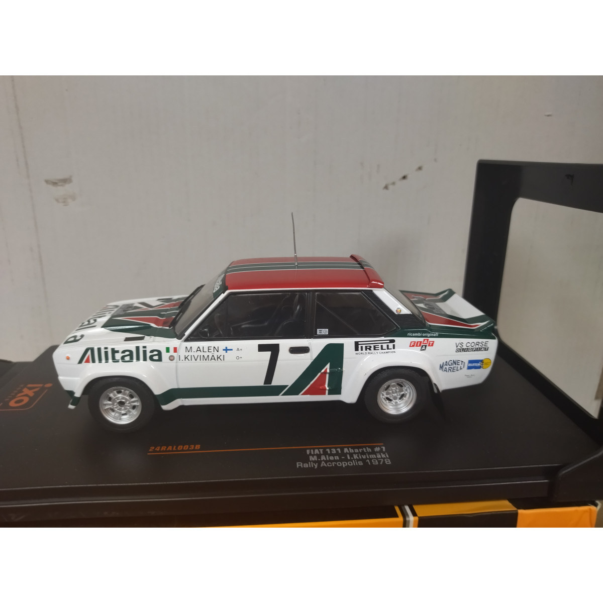 FIAT 131 ABARTH 1978 RALLY ACROPOLIS M.ALEN 1:24 IXO 24RAL003B - BCN ...