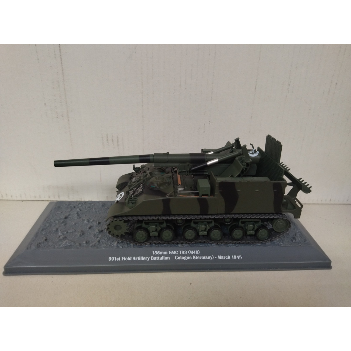 M40 (T83) GMC 155mm 991ST FIELD ARTILLERY BAT US ARMY 1945 WW 2 1:43 ...