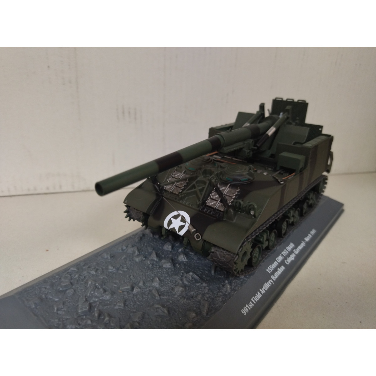 M40 (T83) GMC 155mm 991ST FIELD ARTILLERY BAT US ARMY 1945 WW 2 1:43 ...