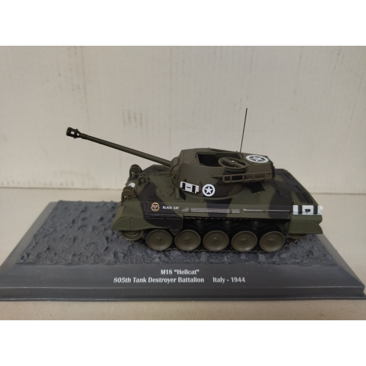 M18 HELLCAT 805th TANK BAT US ARMY 1944 WW 2 1:43 ALTAYA IXO DEFECT ...