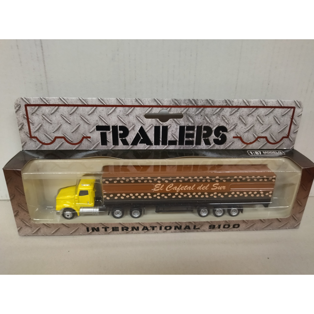 INTERNATIONAL 9100 EL CAFETAL DEL SUR TRAILERS EL COMERCIO 1:87 H0 IXO ...
