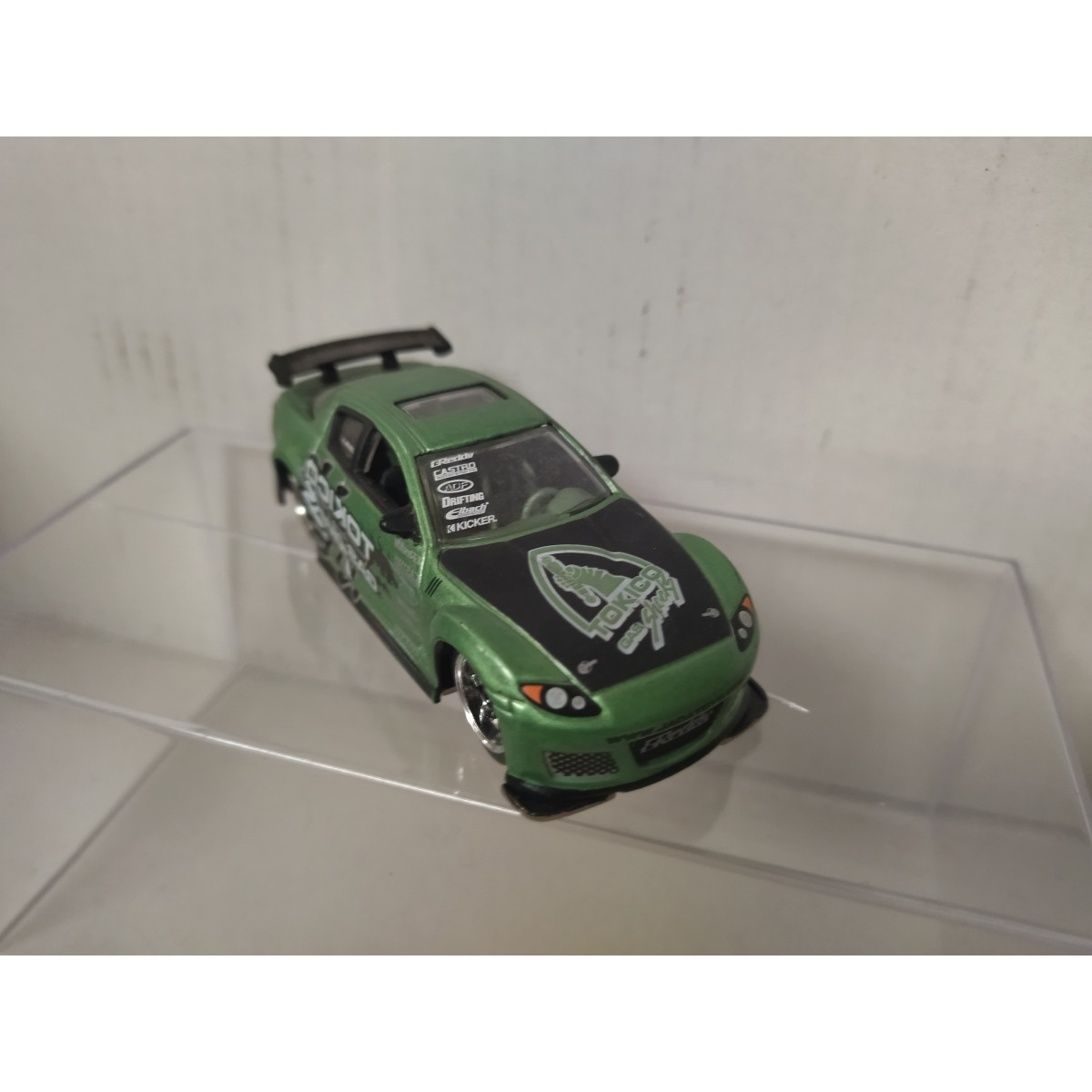 MAZDA RX-8 GREEN IMPORT RACER 1:64 JADA TOYS NO BOX - BCN STOCK CARS