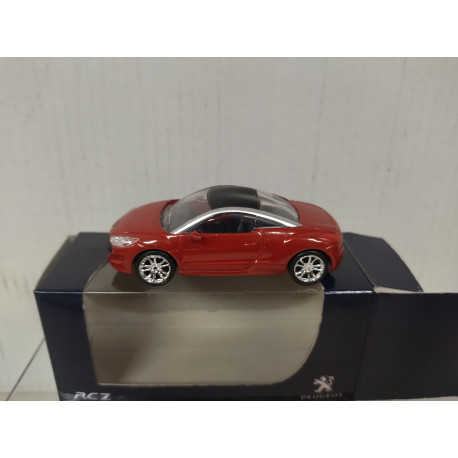 PEUGEOT RCZ ROUGE/BLACK BOX BLUE apx 1:64 NOREV 3 INCHES (7,5cm) - BCN STOCK CARS
