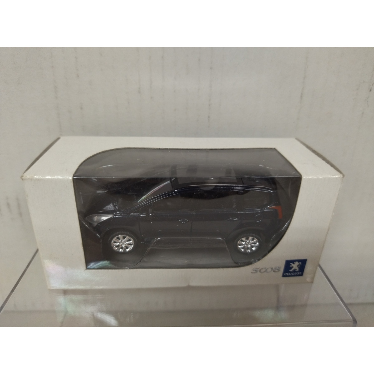 PEUGEOT 5008 BOX WHITE apx 1:64 NOREV 3 INCHES (7,5cm) - BCN STOCK CARS