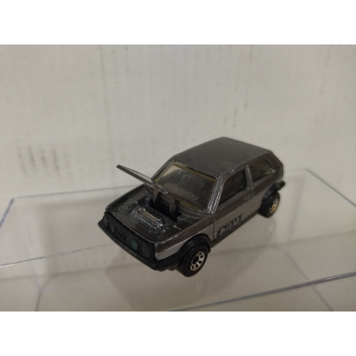 VOLKSWAGEN GOLF GTi GREY 1:58/apx 1:64 MATCHBOX NO BOX - BCN STOCK CARS