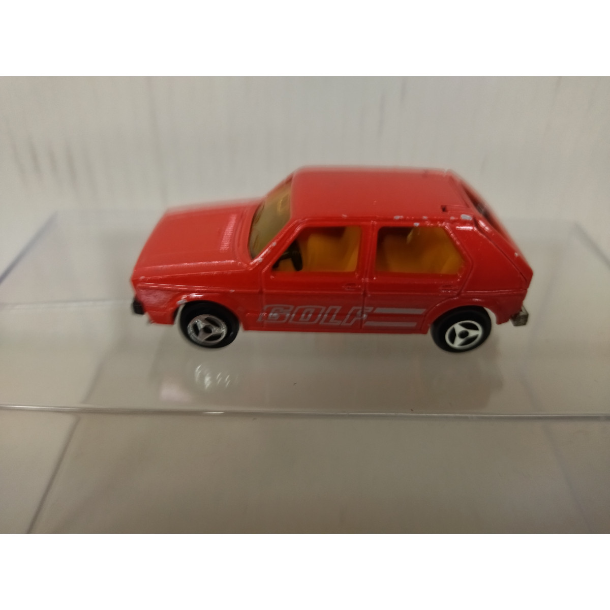 VOLKSWAGEN GOLF 1 RED 1:60/apx 1:64 MAJORETTE n210 VINTAGE NO BOX - BCN ...