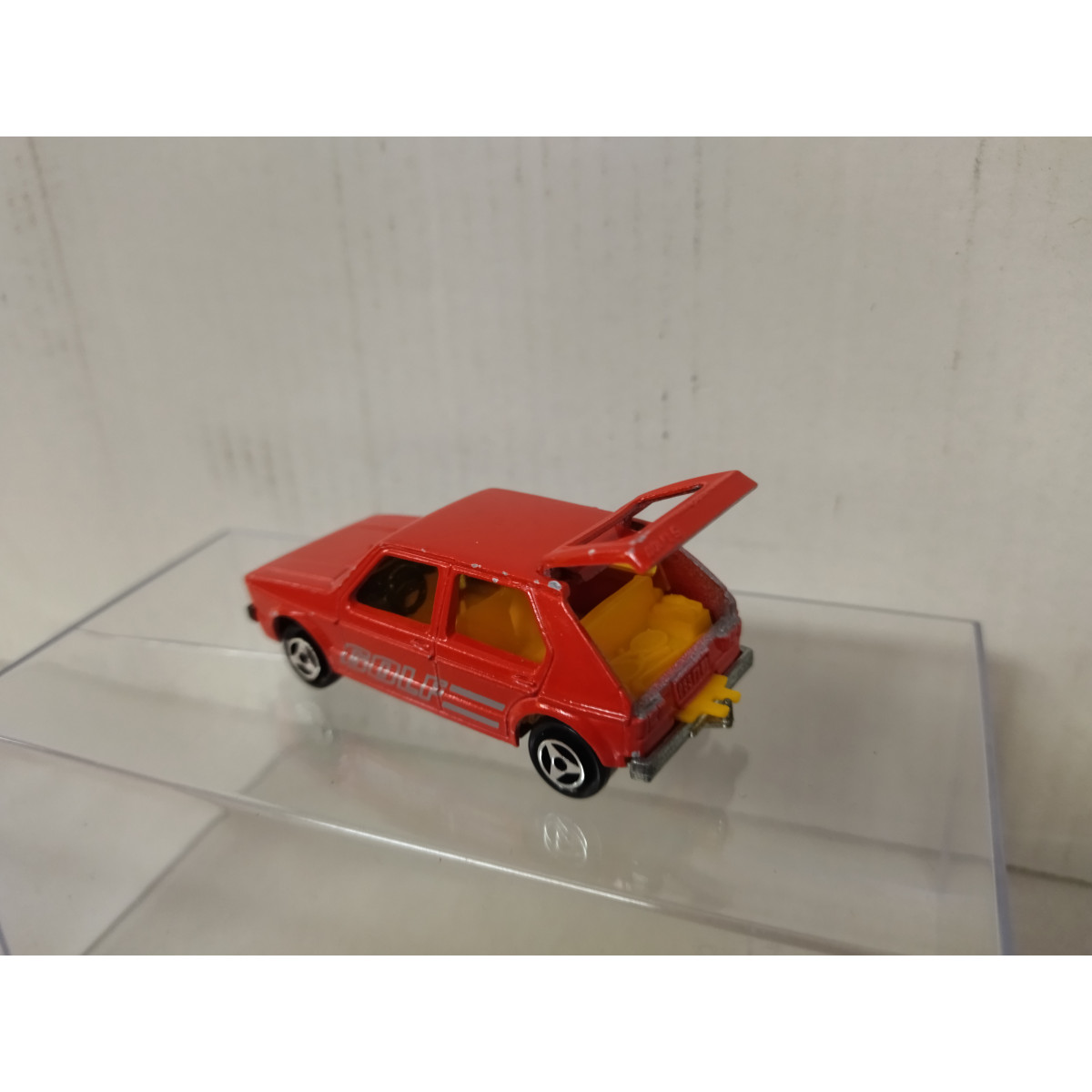 VOLKSWAGEN GOLF 1 RED 1:60/apx 1:64 MAJORETTE n210 VINTAGE NO BOX - BCN ...