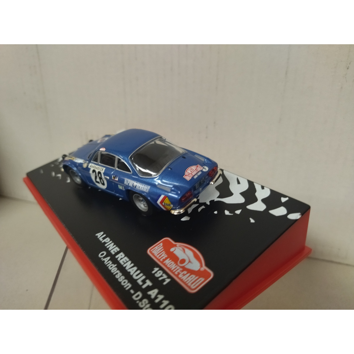 ALPINE A110 1971 WIN RALLY MONTE CARLO O.ANDERSSON 1:43 ALTAYA IXO ...