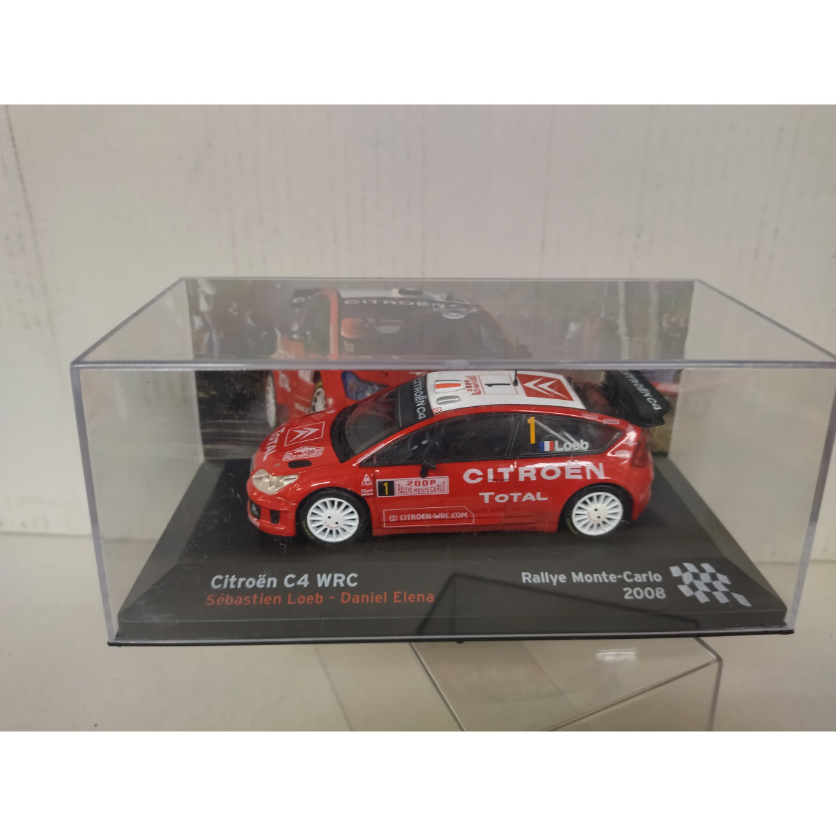 CITROEN C4 WRC 2008 WIN RALLY MONTE CARLO S.LOEB 1:43 ALTAYA IXO PEANA ...
