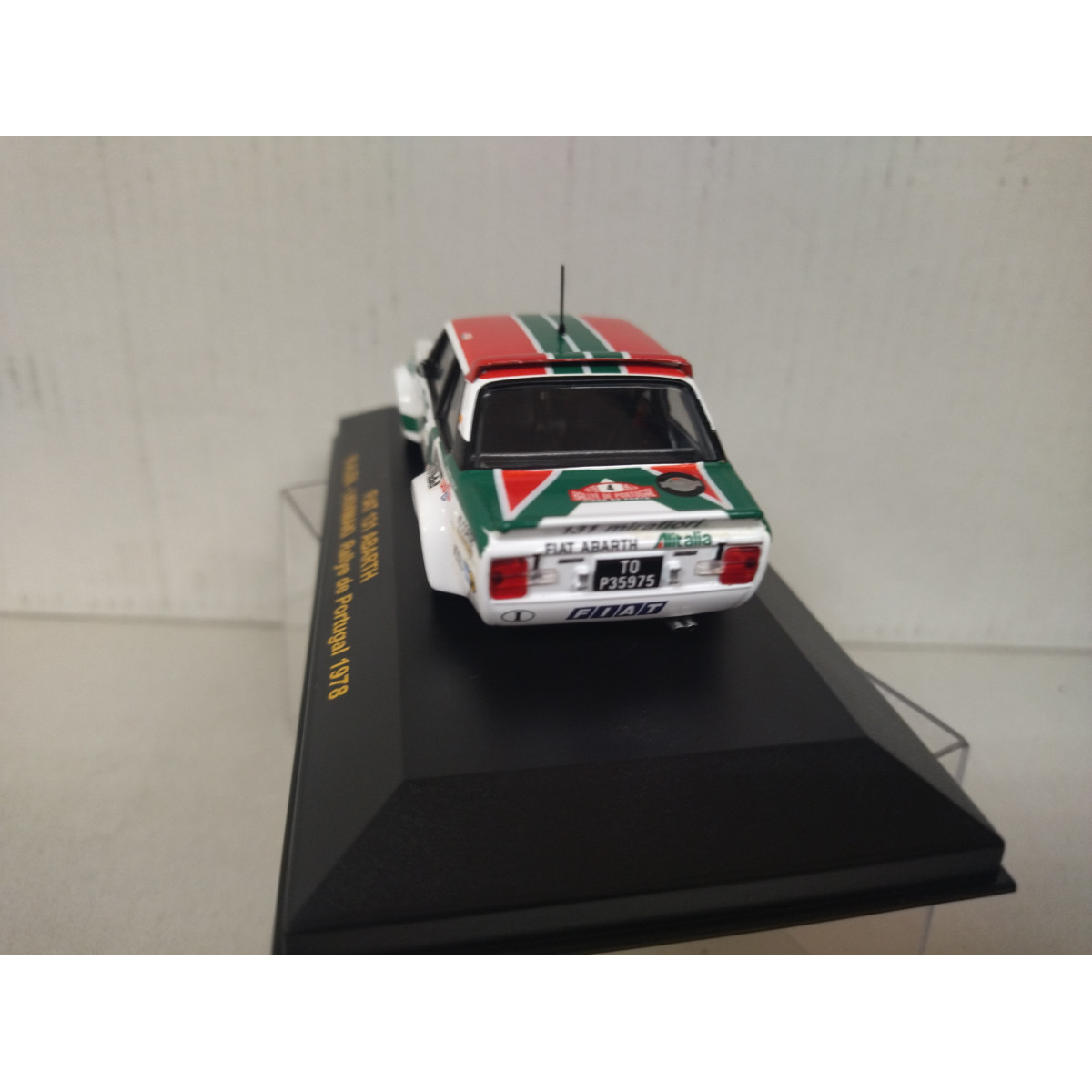 FIAT 131 ABARTH 1978 WIN RALLY PORTUGAL M.ALEN 1:43 RALLY CAR ALTAYA ...