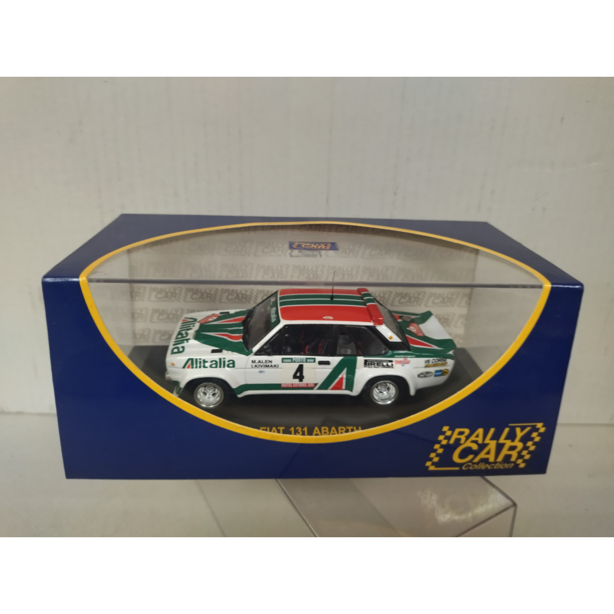 FIAT 131 ABARTH 1978 WIN RALLY PORTUGAL M.ALEN 1:43 RALLY CAR ALTAYA ...