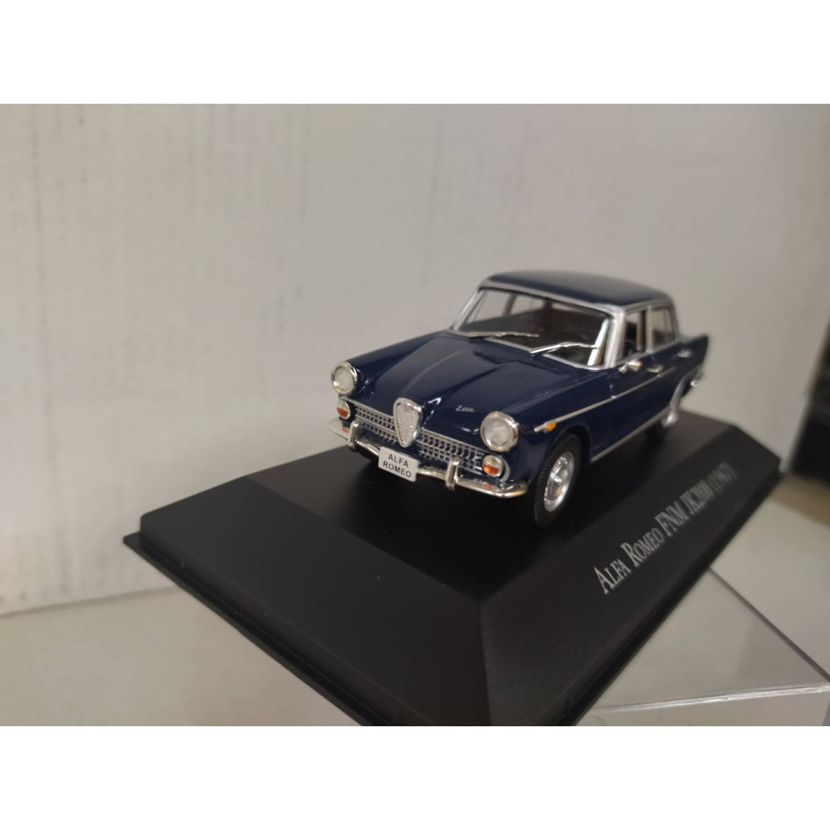 ALFA ROMEO FNM JK2000 1967 BLUE INESQUECIVEIS BRASIL 1:43 DeAGOSTINI ...