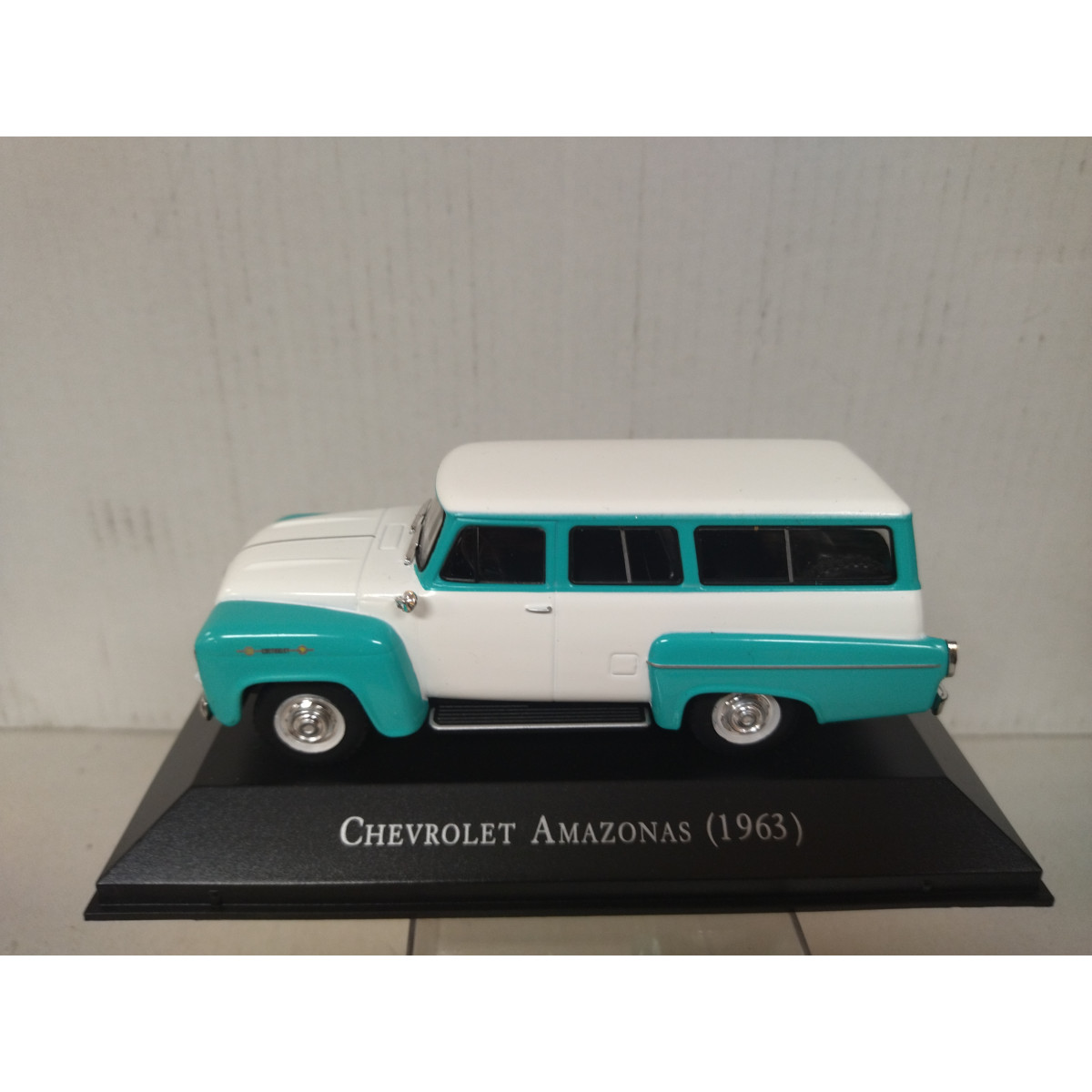 CHEVROLET AMAZONAS 1963 WHITE/GREEN INESQUECIVEIS BRASIL 1:43 ...