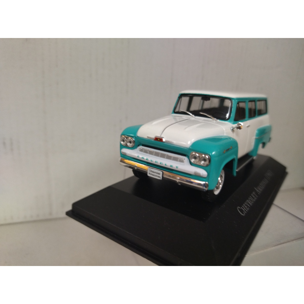 CHEVROLET AMAZONAS 1963 WHITE/GREEN INESQUECIVEIS BRASIL 1:43 ...