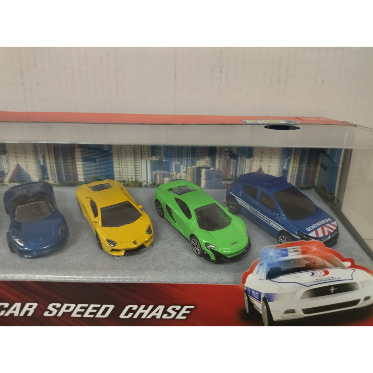SET 5 CARS CAR SPEED CHASE POLICE NATIONALE GENDARMERIE CARS apx 1:64 ...